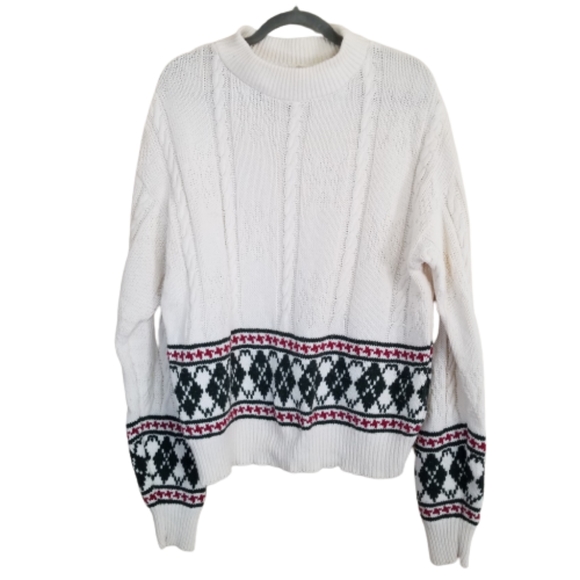 Woolrich | Sweaters | Woolrich Cable Knit Vintage Fair Isle Fisherman ...